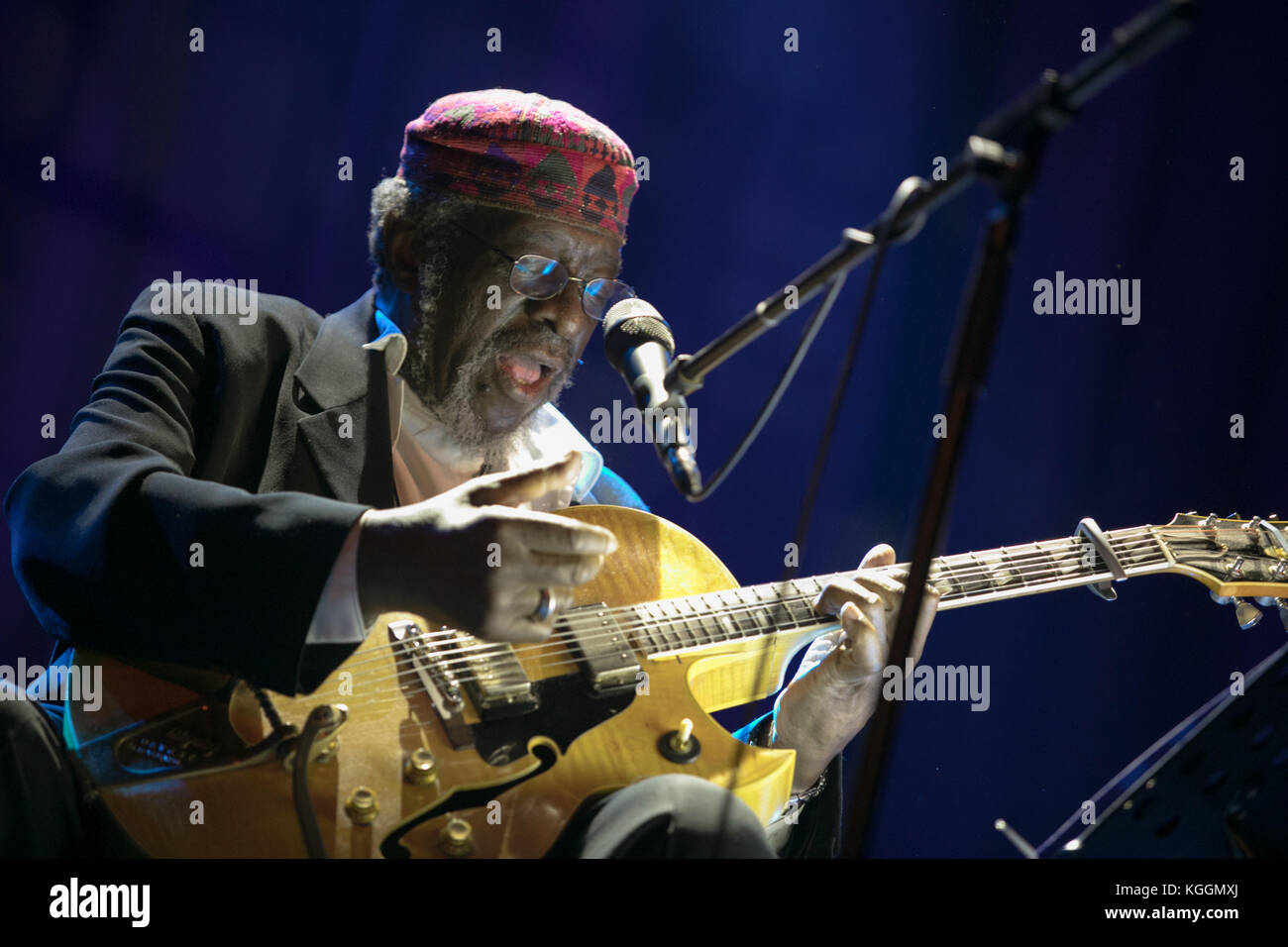James Blood Ulmer performance at 21st Jazz Fest Sarajevo Stock Photo ...