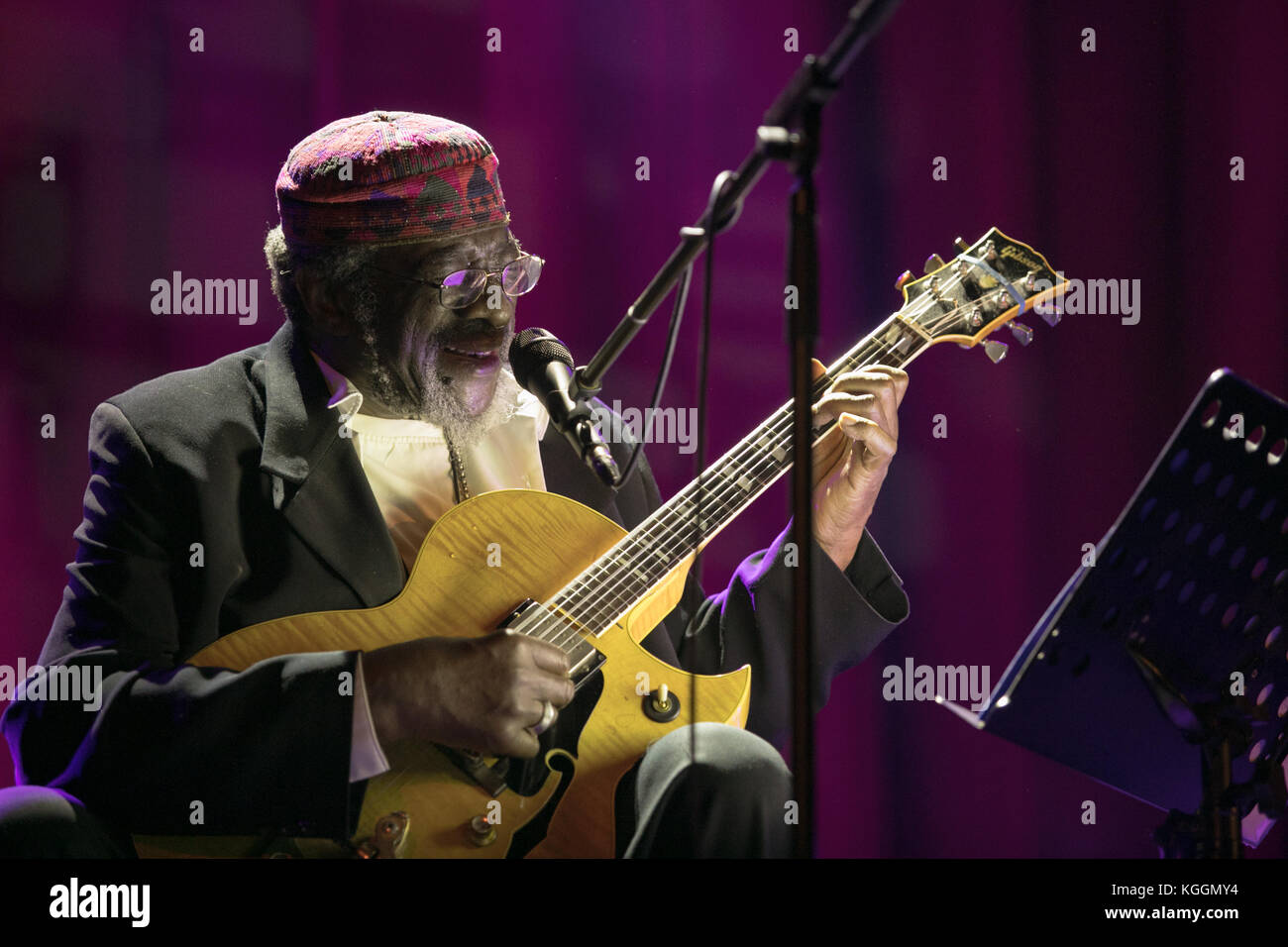 James Blood Ulmer performance at 21st Jazz Fest Sarajevo Stock Photo ...