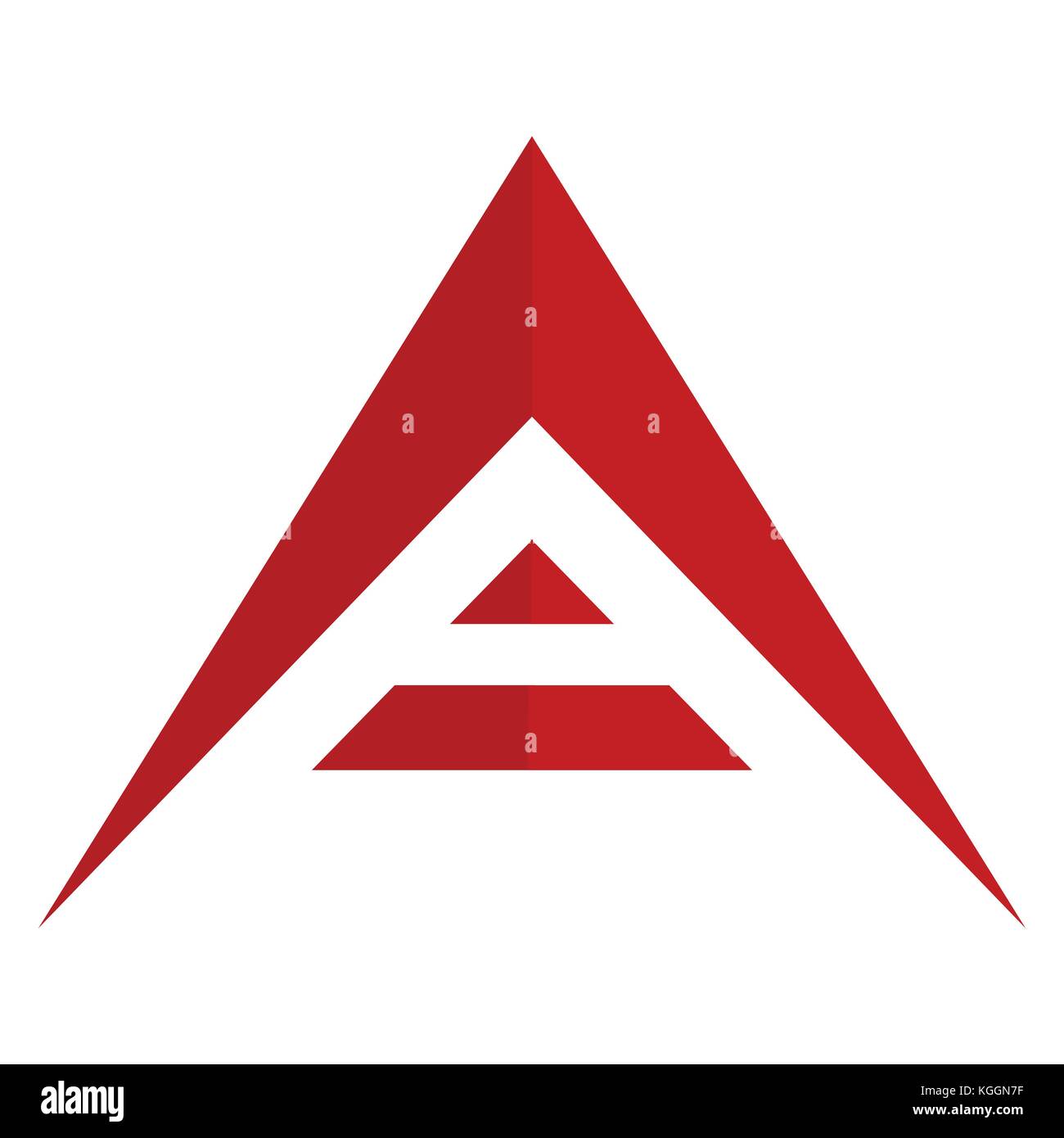 Vector illustration blue Ark Cryptocurrency logo isolated on white ...