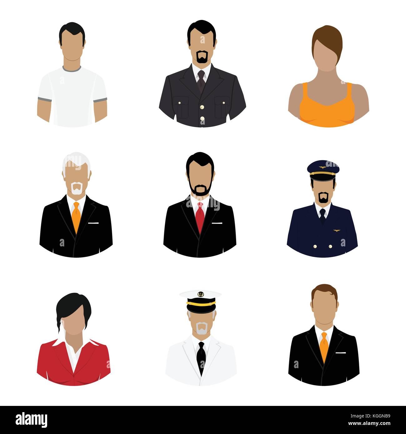 Old professions Stock Vector Images - Alamy
