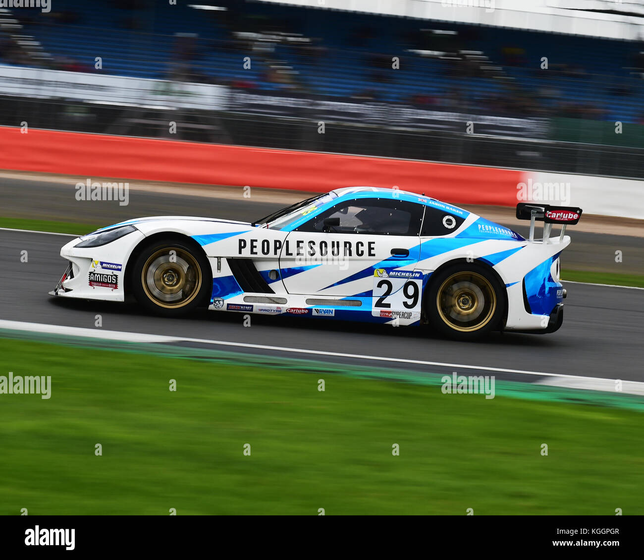 Jason Baker, Ginetta G55, Ginetta GT4 SuperCup, BTCC Silverstone, Sunday, 17th September, 2017 ...