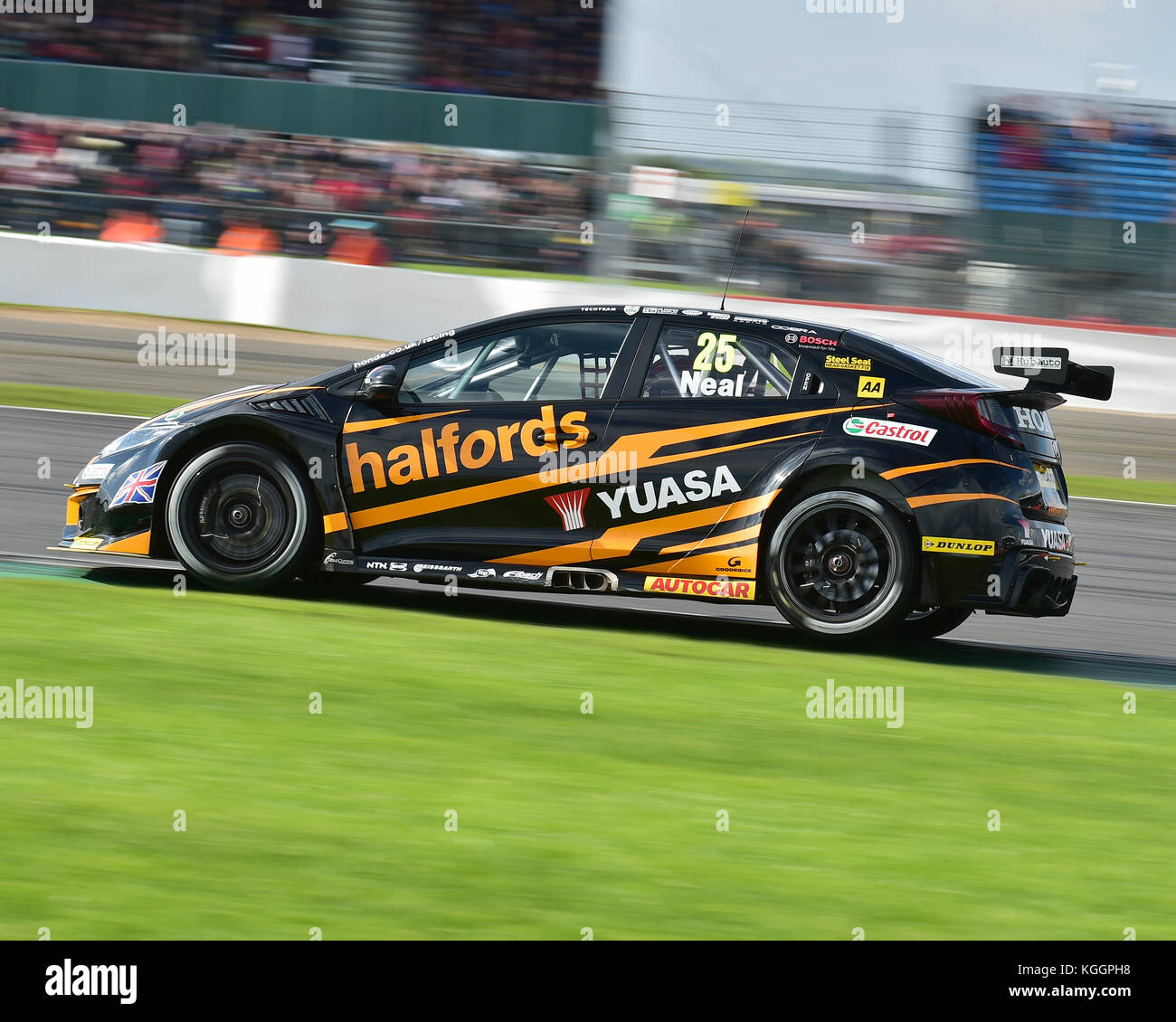 Matt Neal, Honda Civic Type R, BTCC Championship, BTCC Silverstone ...