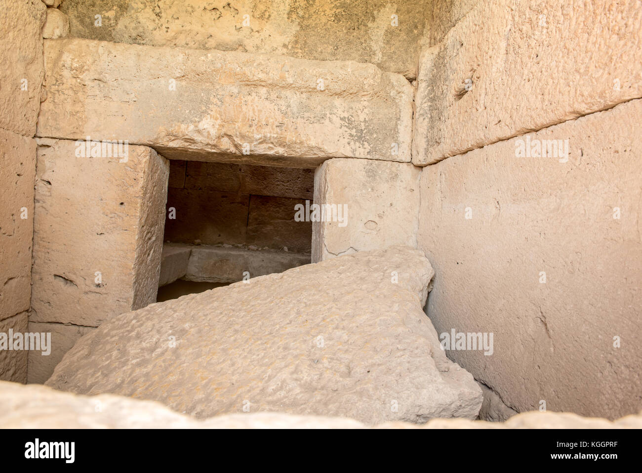 Interior of Tumulus at Hierapolis northern necropolis in Pamukkale ...