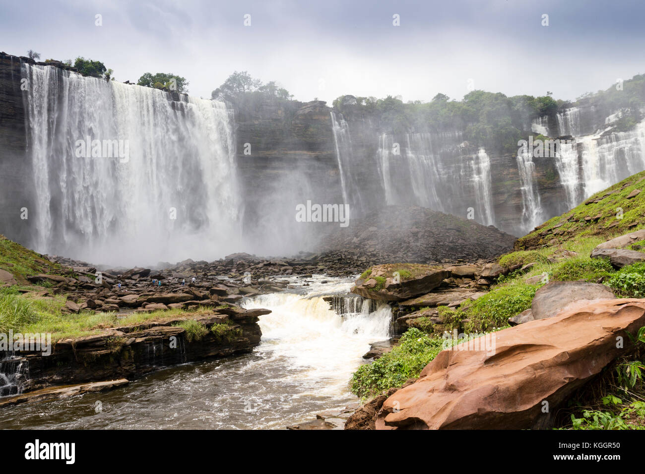 Kalandula waterfalls, Angola Stock Photo - Alamy
