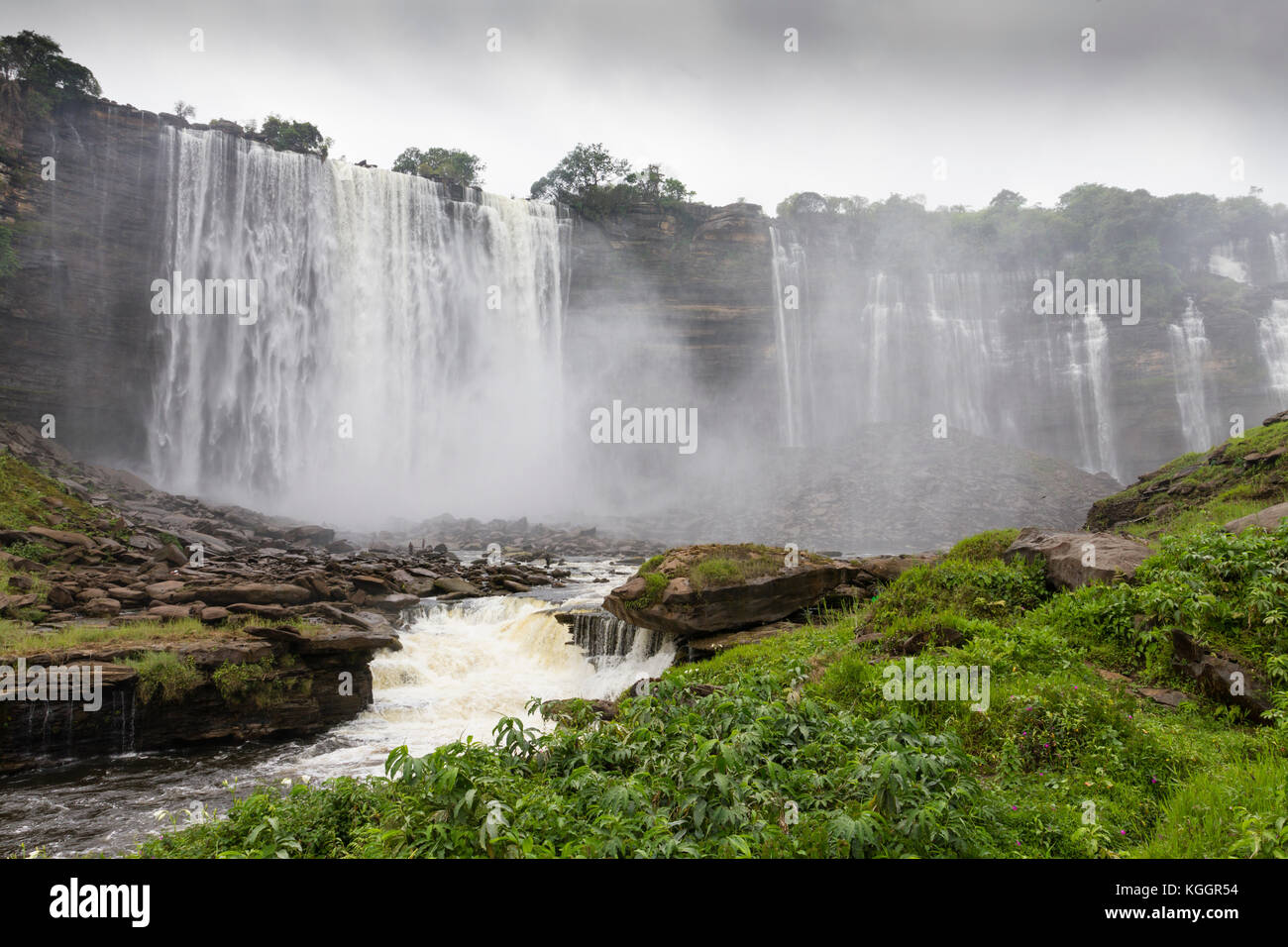 Kalandula waterfalls, Angola Stock Photo - Alamy