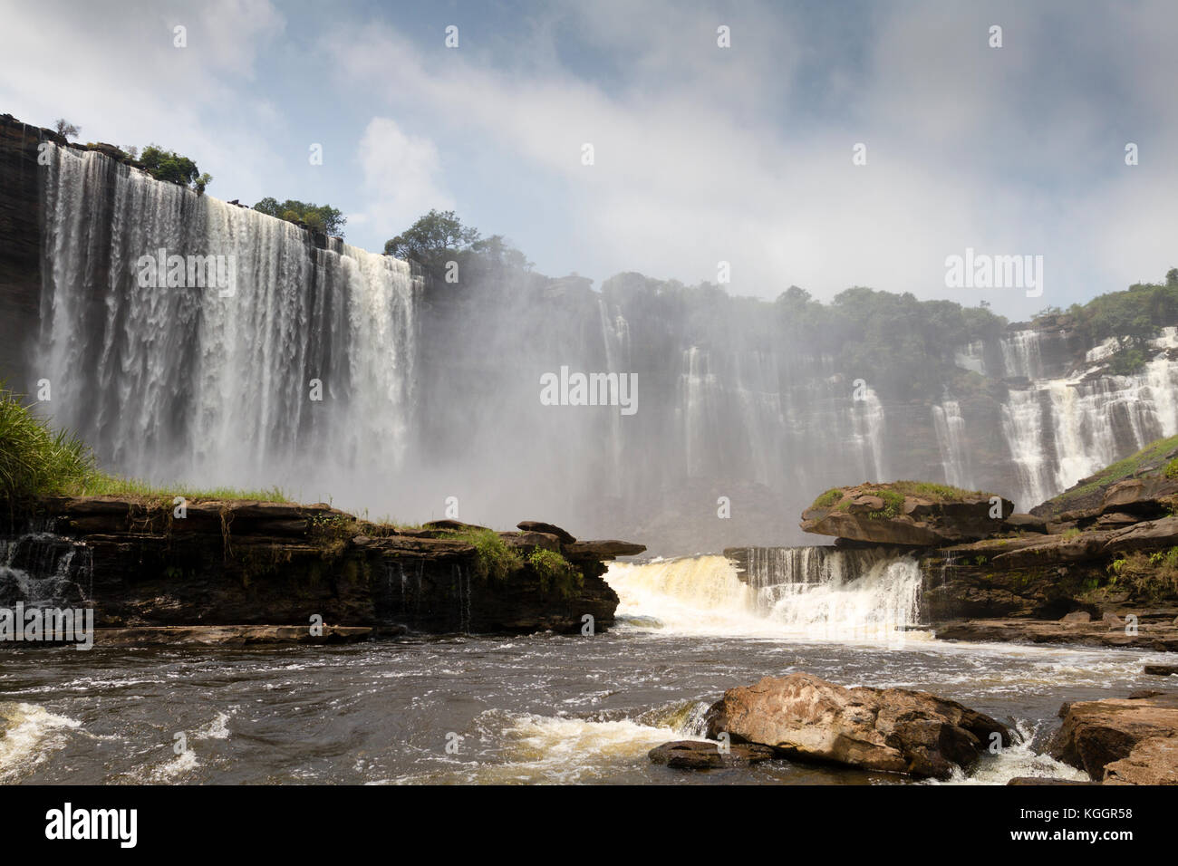 Kalandula waterfalls, Angola Stock Photo - Alamy