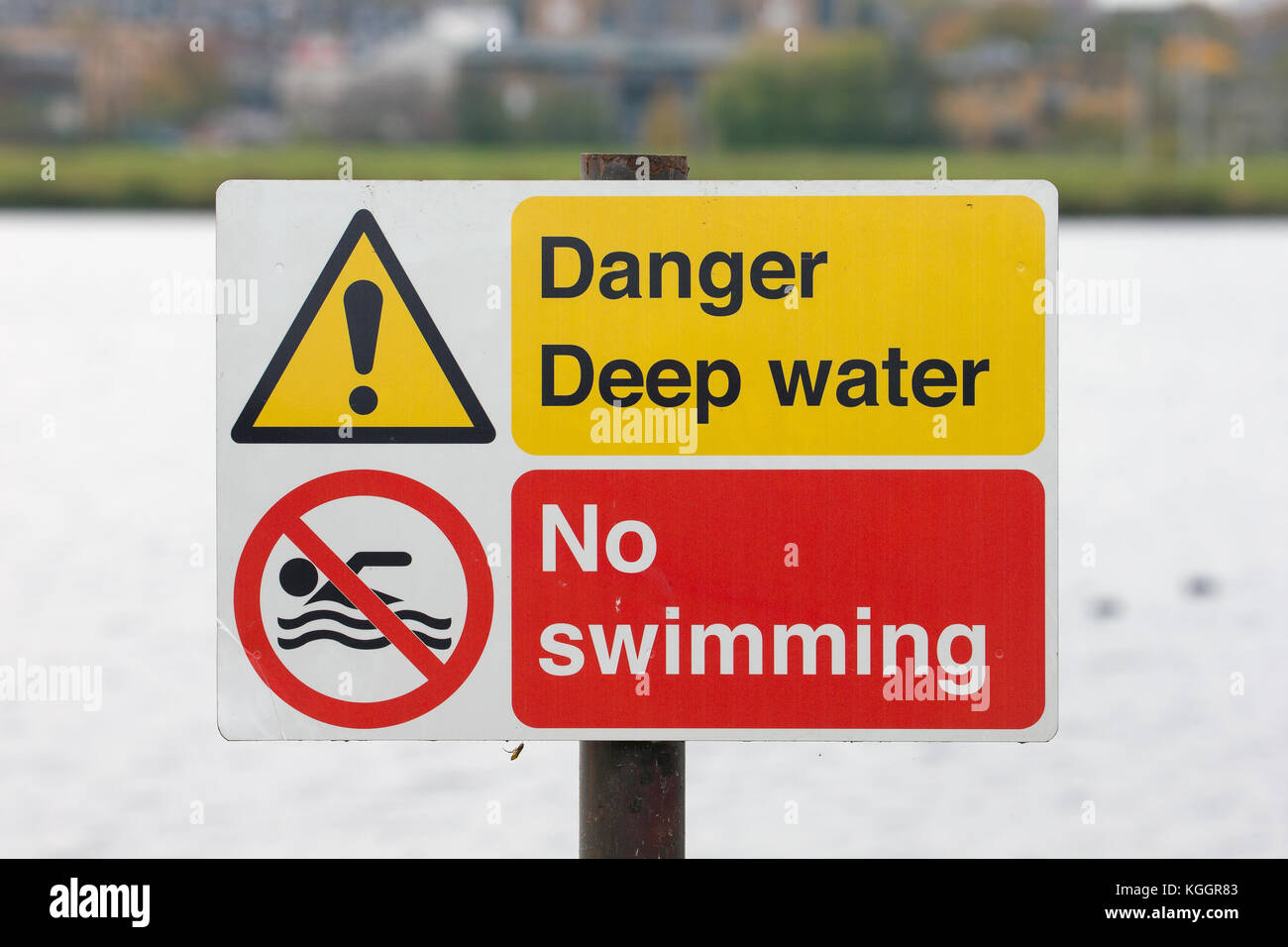 Reservoir warning sign hi-res stock photography and images - Alamy