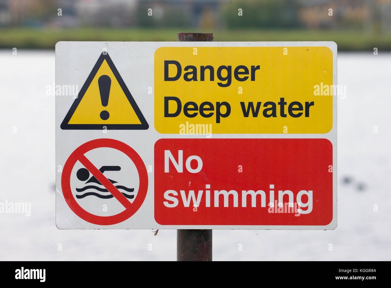 Reservoir warning sign hi-res stock photography and images - Alamy