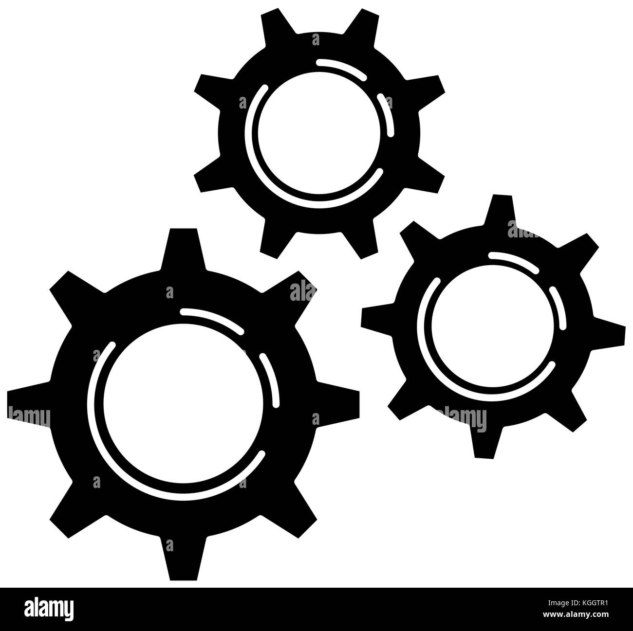 gear machine isolated icon Stock Vector Image & Art - Alamy