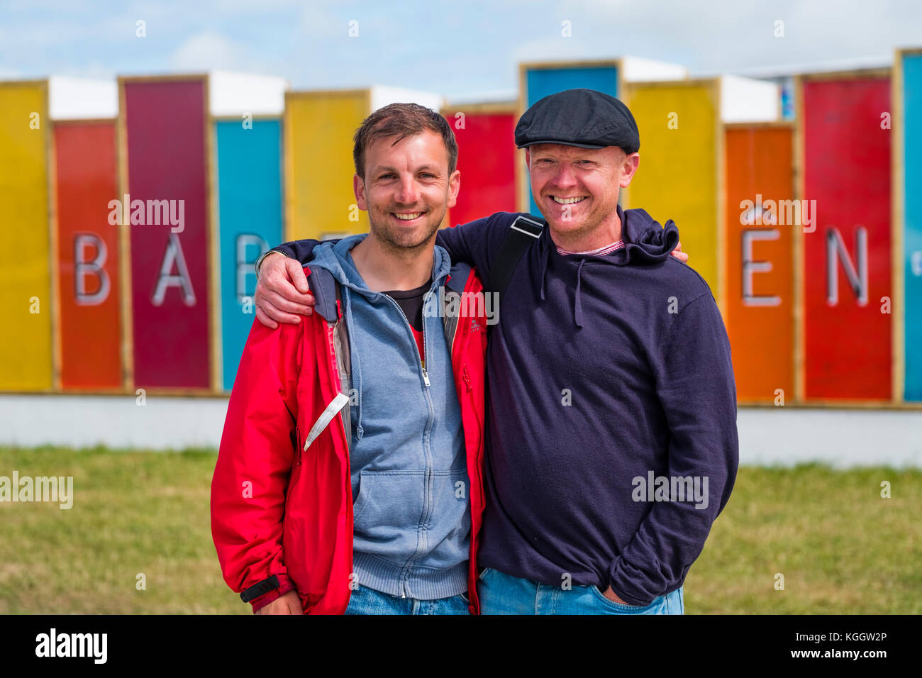 Osian Rhys Jones (l), Chaired Bard and Gwion Hallam , Crowned Bard, the ...