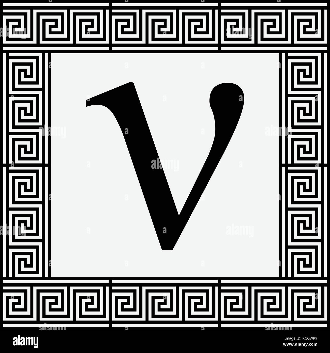 Greek letter nu hi-res stock photography and images - Alamy