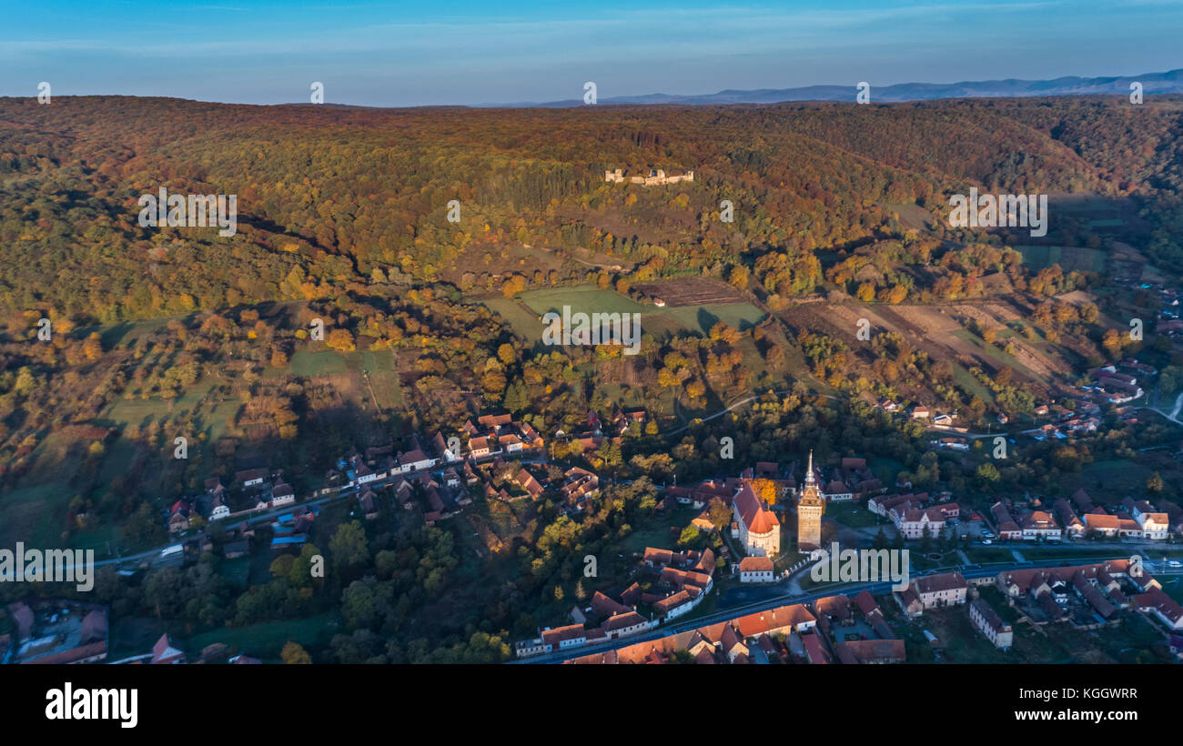 Saschiz, famous saxon's village in Transylvania well known for his ...