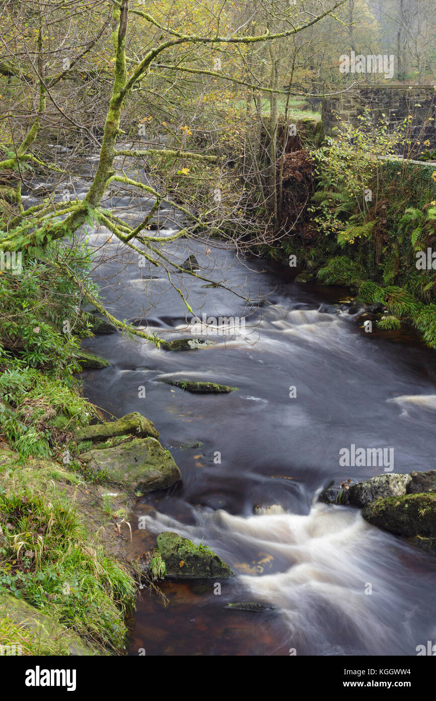 View of Hebden Water at Gibson Mill, Hardcastle Crags, Heptonstall ...