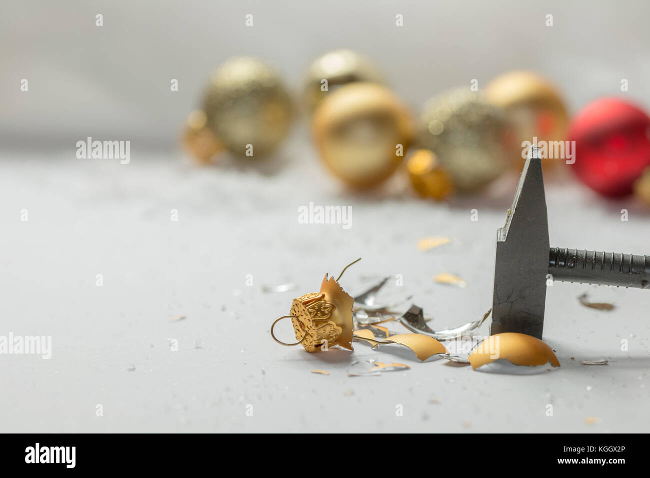 Smashed christmas hi-res stock photography and images - Alamy