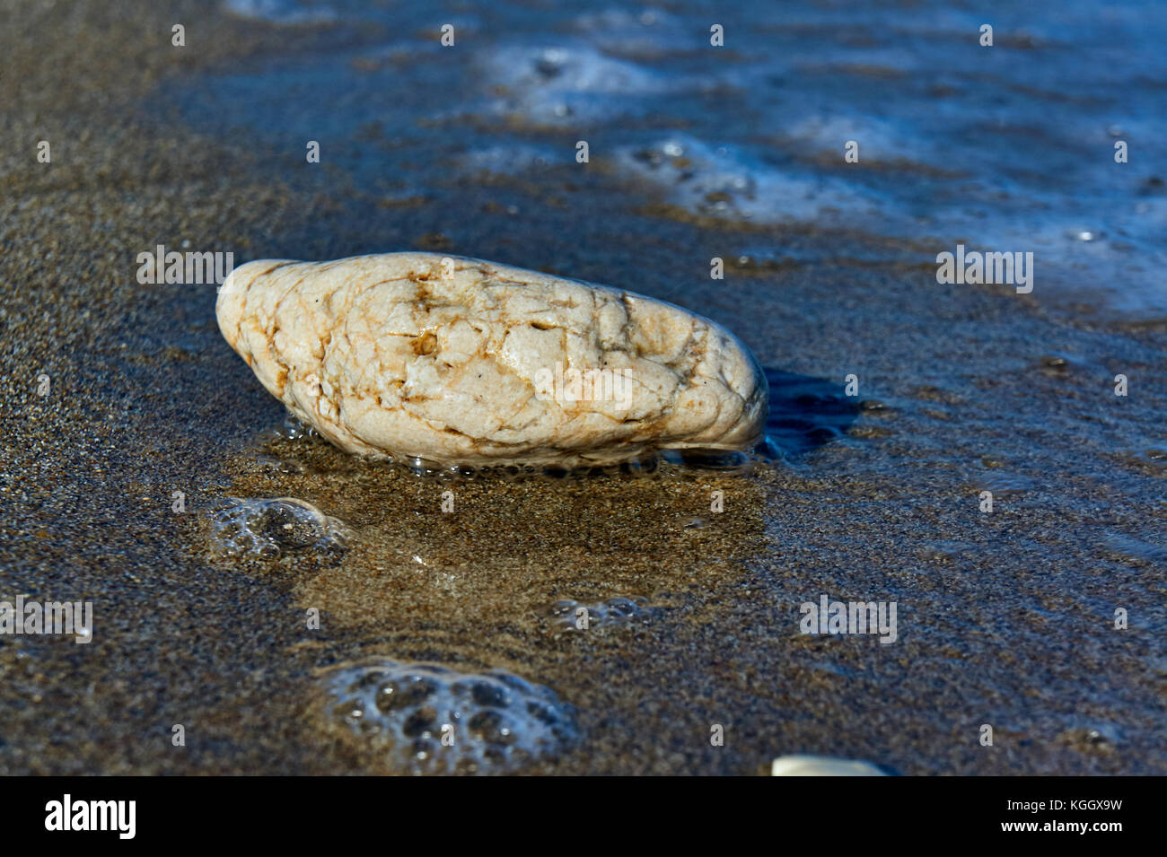 Pebble on the beach on the Greek island of Corfu Stock Photo - Alamy