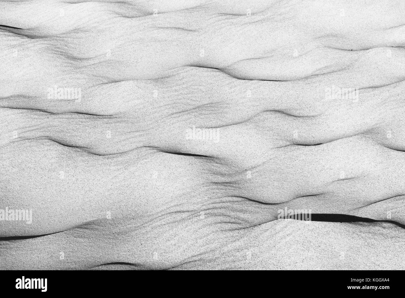 Wavy texture of sand on the dunes Stock Photo - Alamy