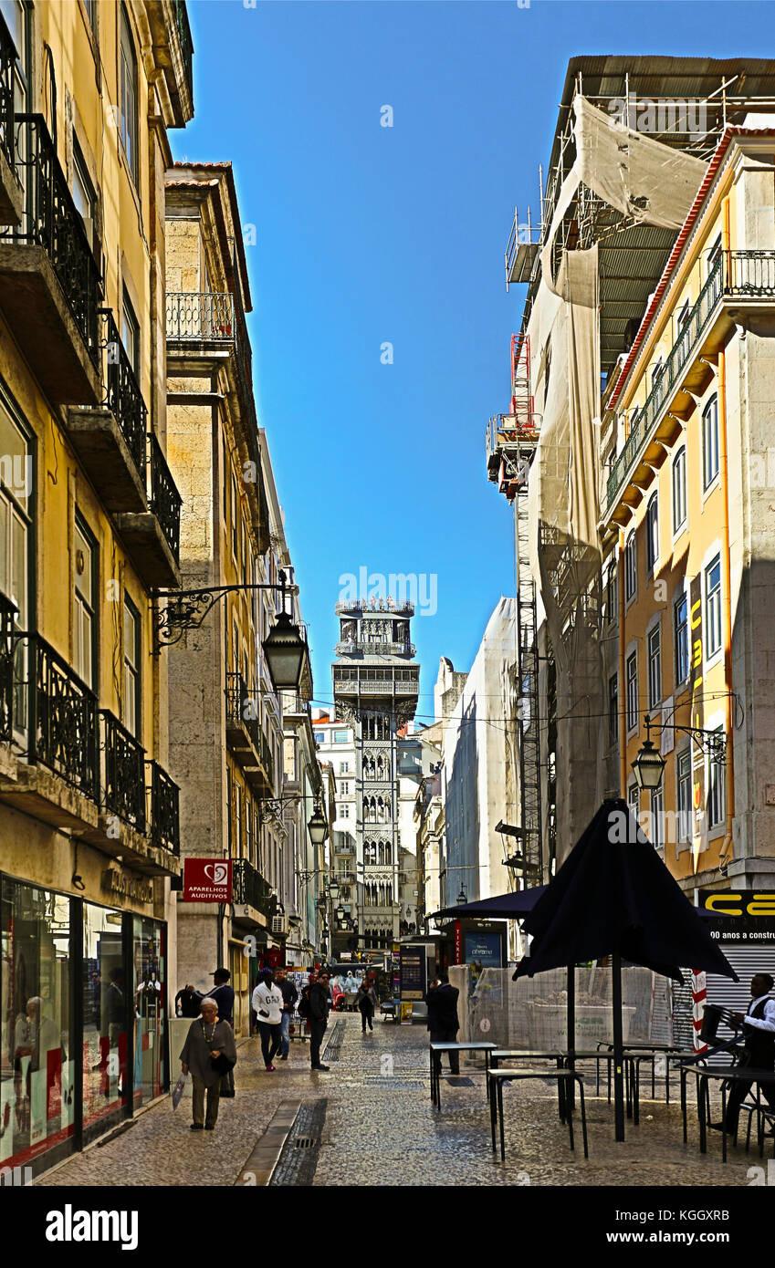 Santa Justa Lift, also called Carmo Lift, is an elevator opened in 1901 ...