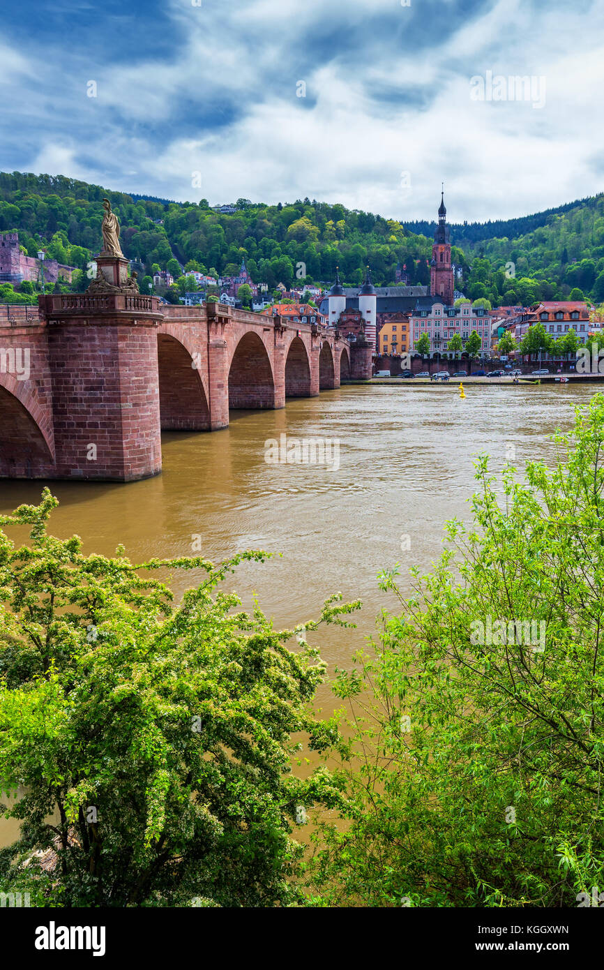 Old neckar bridge hi-res stock photography and images - Alamy