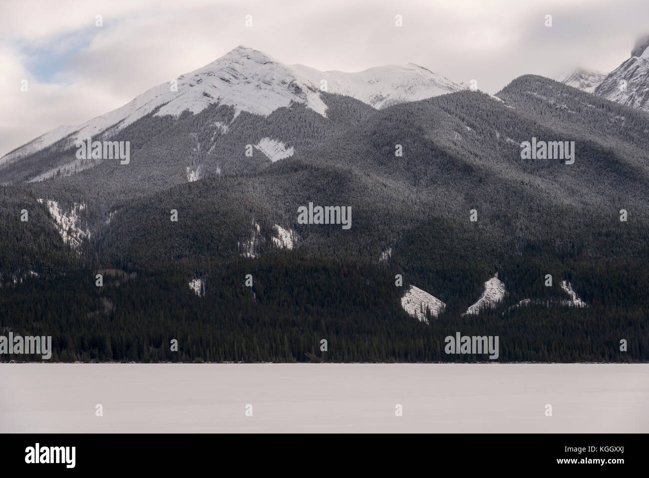 Winter in Jasper Alberta Canada Stock Photo - Alamy