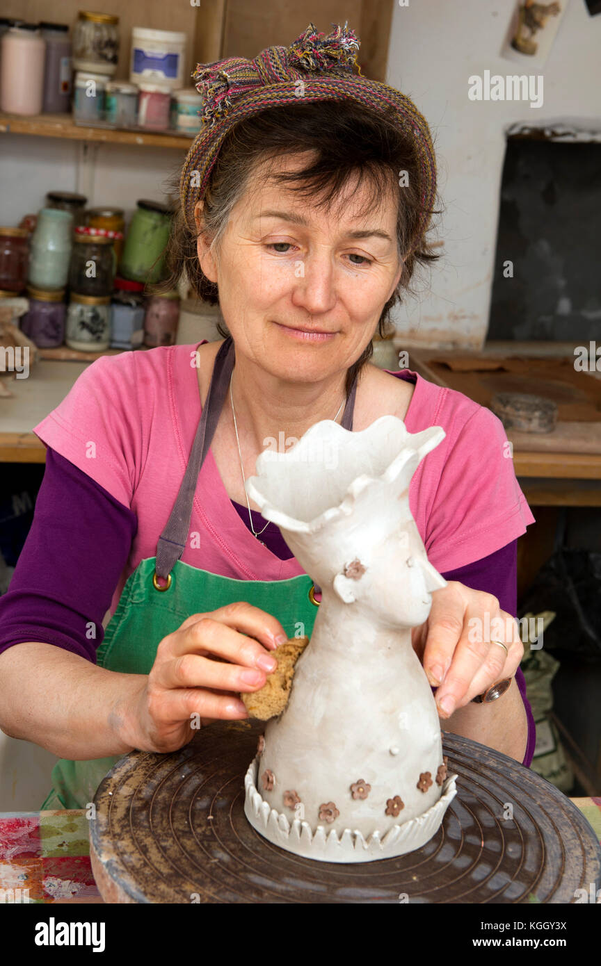 Ceramicist Alison Potter Stock Photo - Alamy