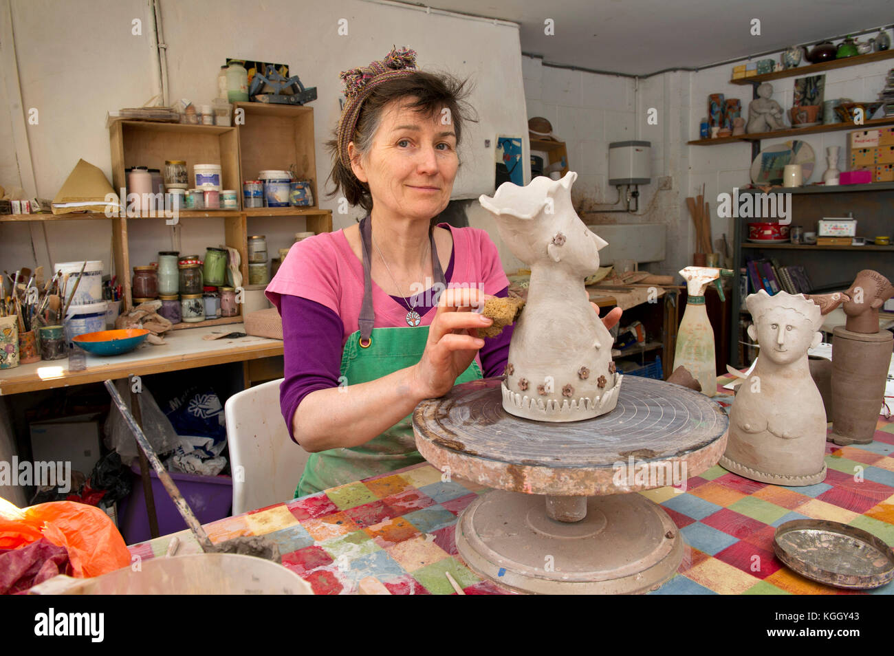 Ceramicist Alison Potter Stock Photo - Alamy