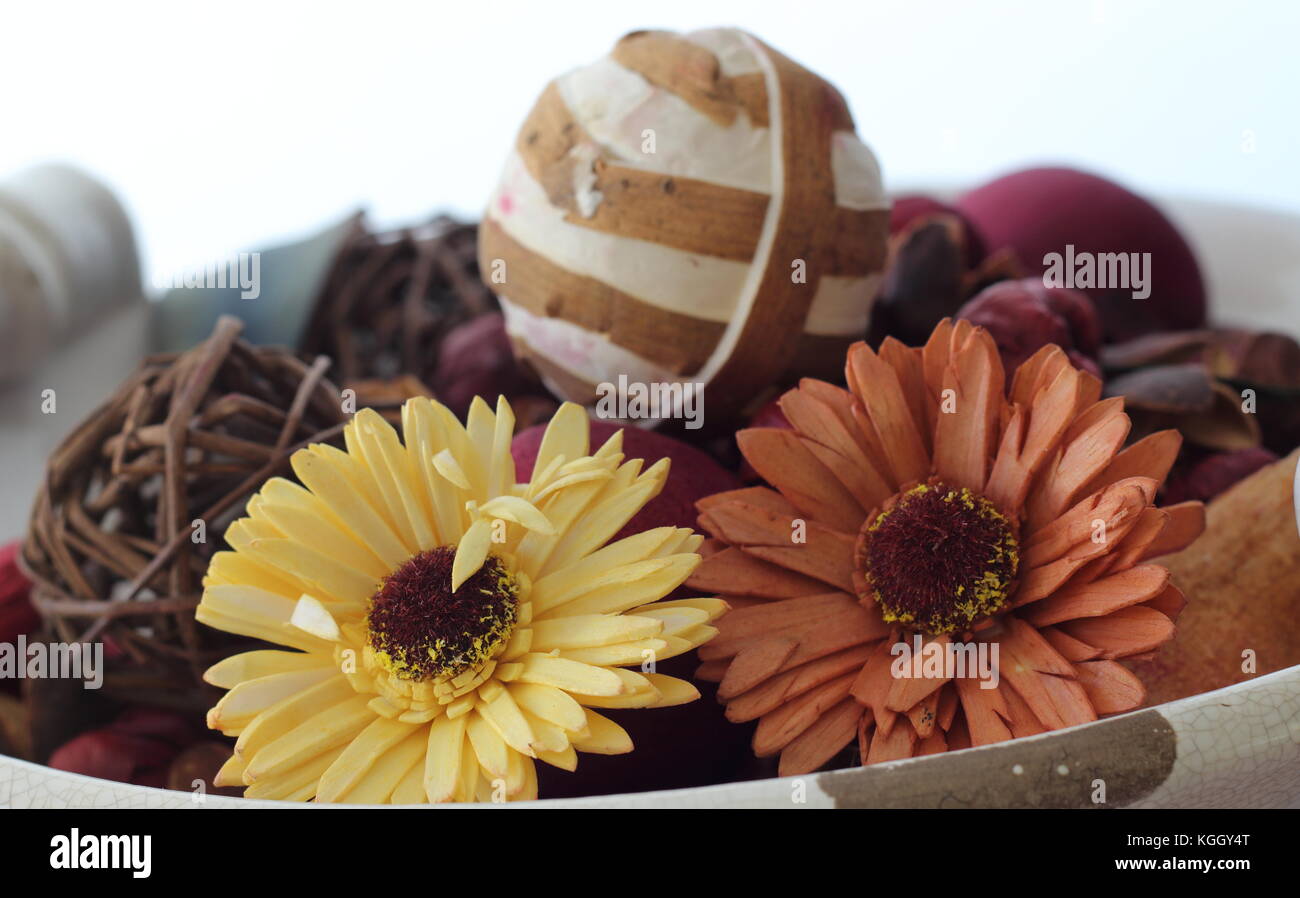 Fall Floral Decoration Stock Photo - Alamy