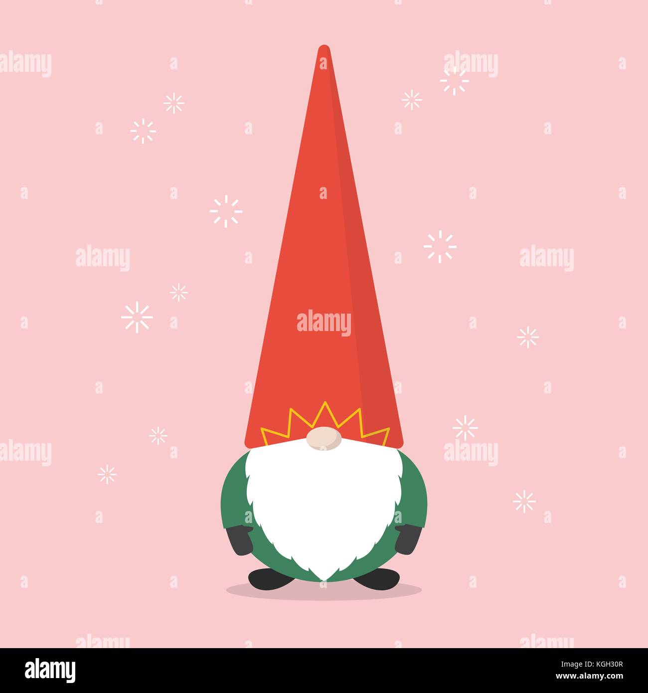 Little Santa claus. vector illustration Stock Vector Image & Art - Alamy