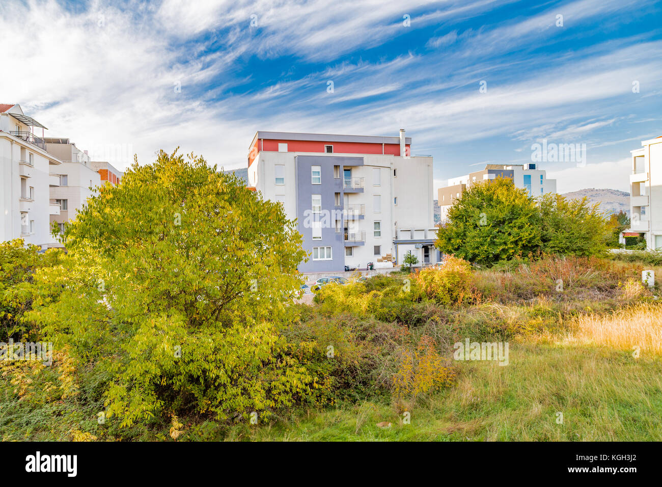 residential houses in a Balkan city in Europe Stock Photo - Alamy