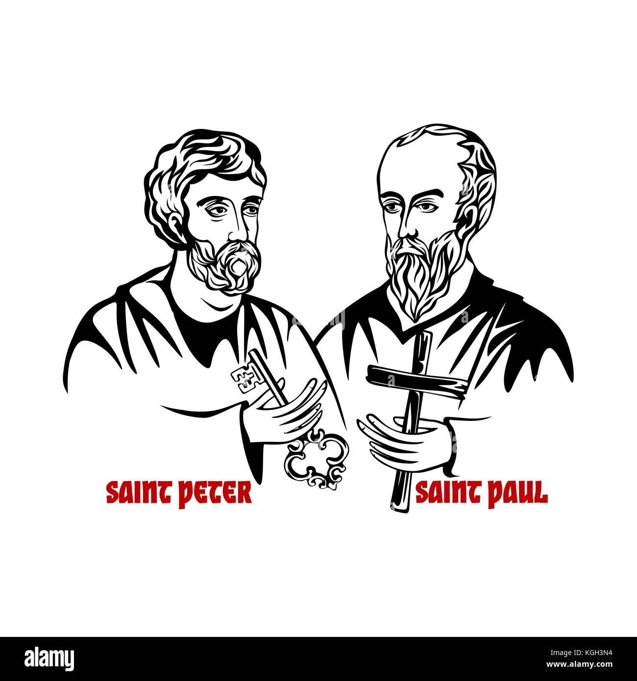 Paul cross Stock Vector Images - Alamy