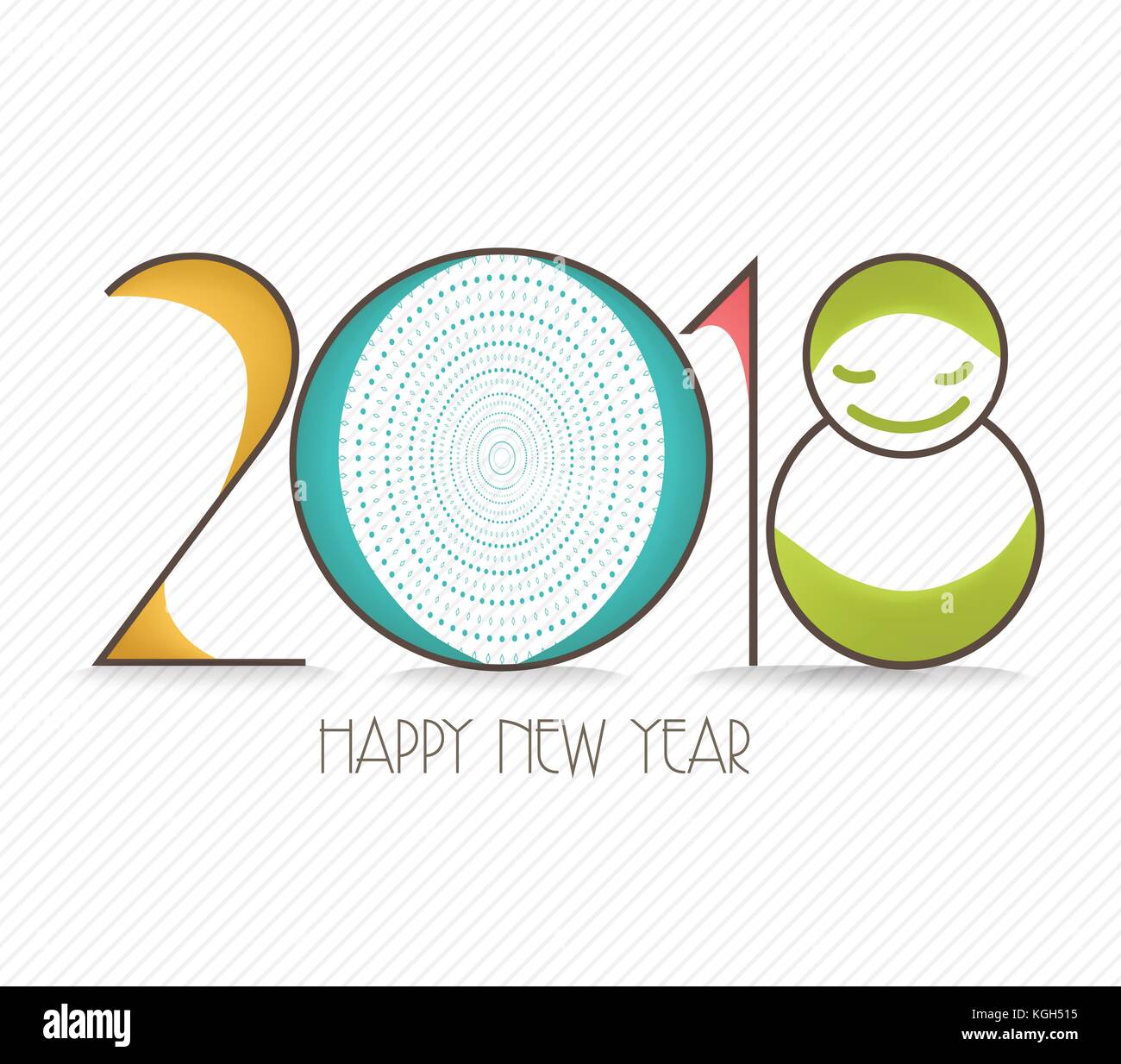 2018 text Stock Vector Images - Alamy