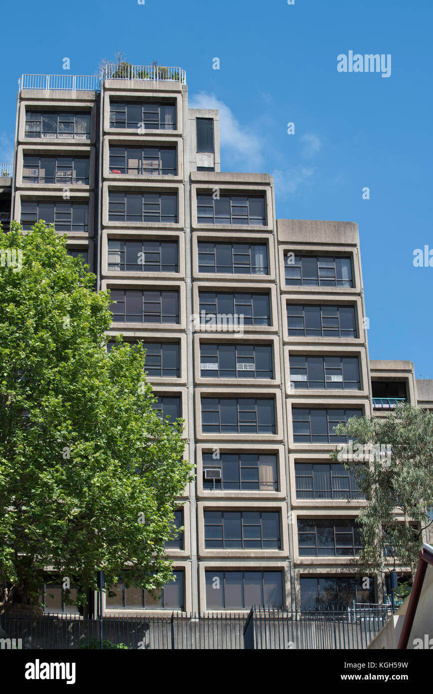 The Sirius building in Sydney's Rocks area in Australia is a Brutalist ...