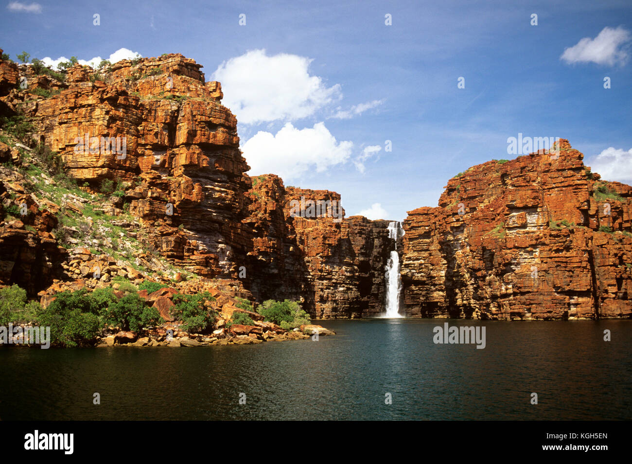 King George Falls a drop of over 80 m, during the wet season. North ...