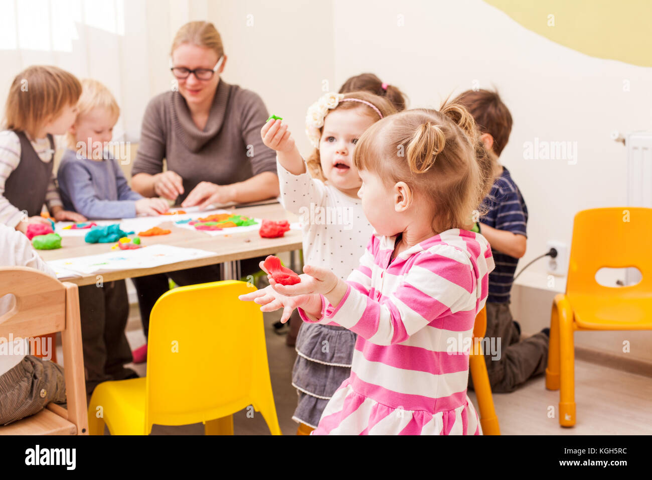 Interesting lesson modeling Stock Photo - Alamy