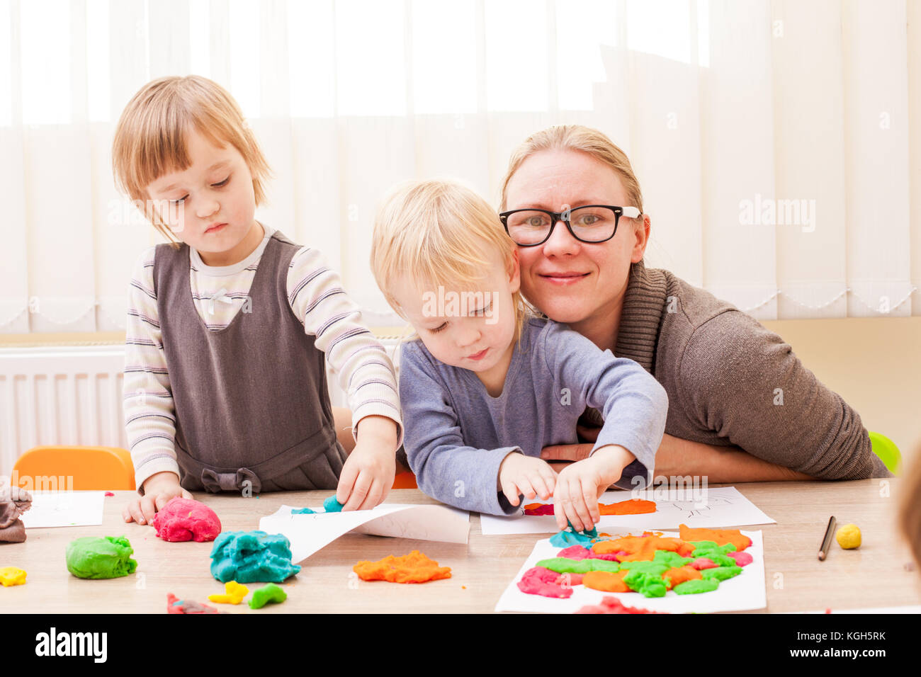 Interesting lesson modeling Stock Photo - Alamy