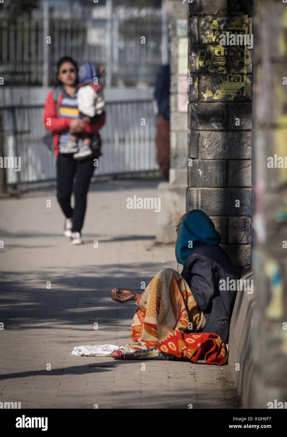Nepal homeless hi-res stock photography and images - Alamy