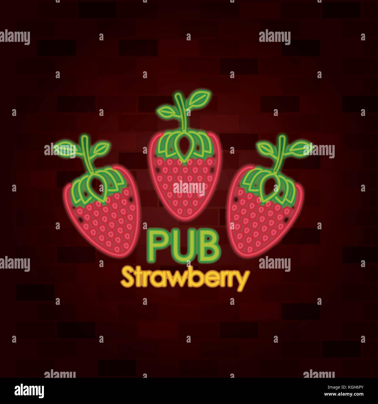 Neon sign liquor Stock Vector Images - Alamy