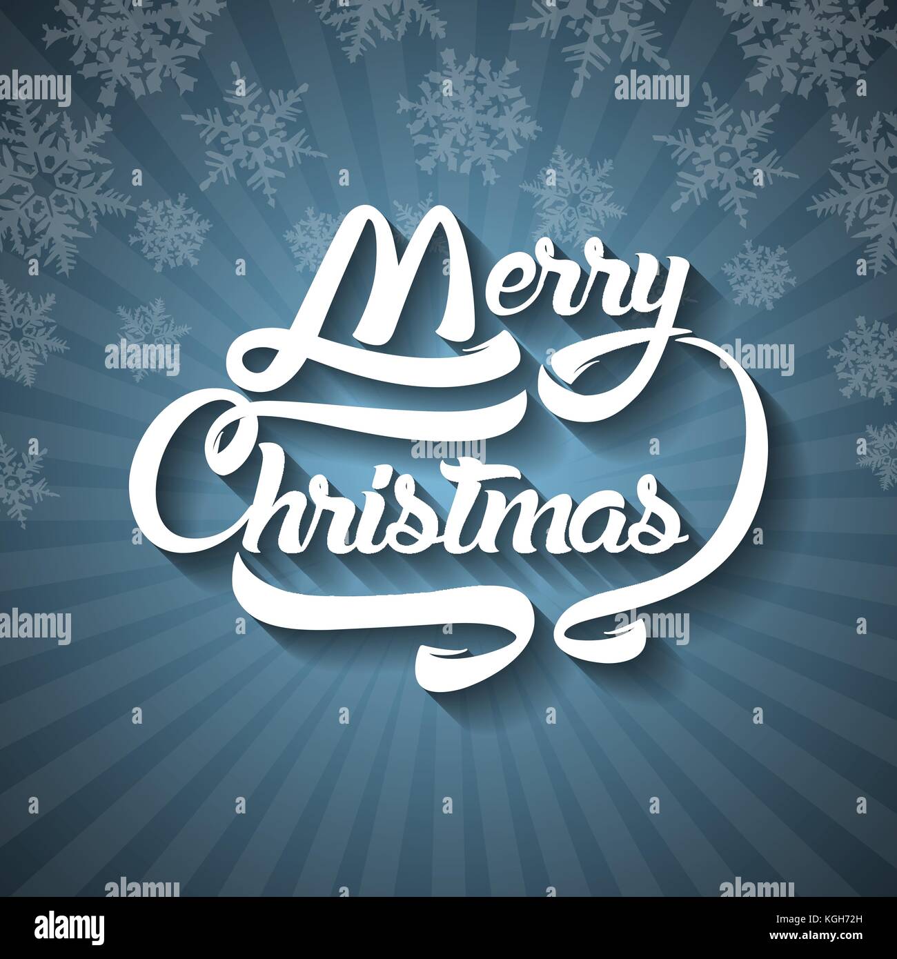 Christmas greeting card text. Merry Christmas lettering, vector ...