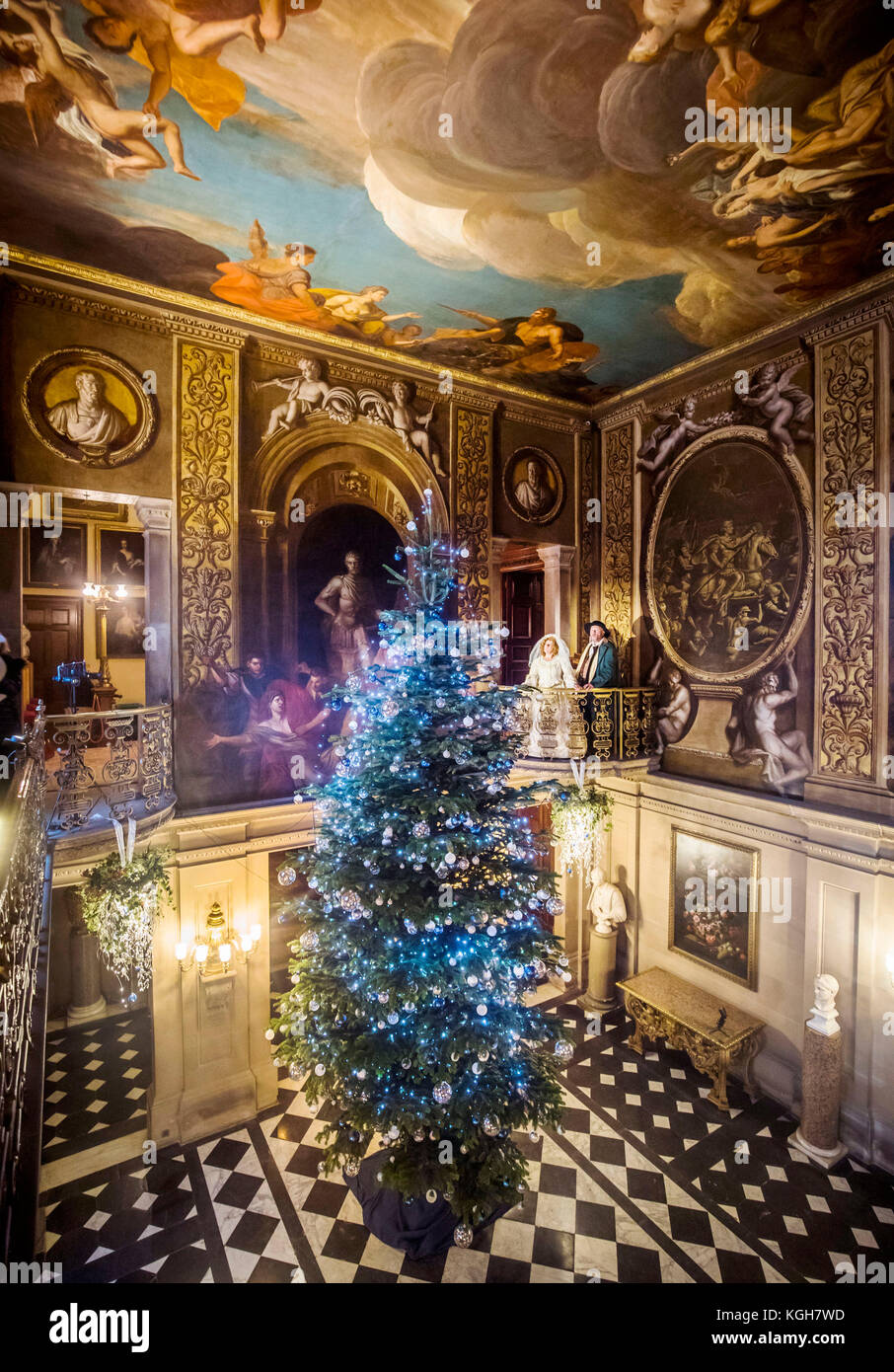 Actors Carole Copeland playing Miss Havisham and Robert Laughlin ...