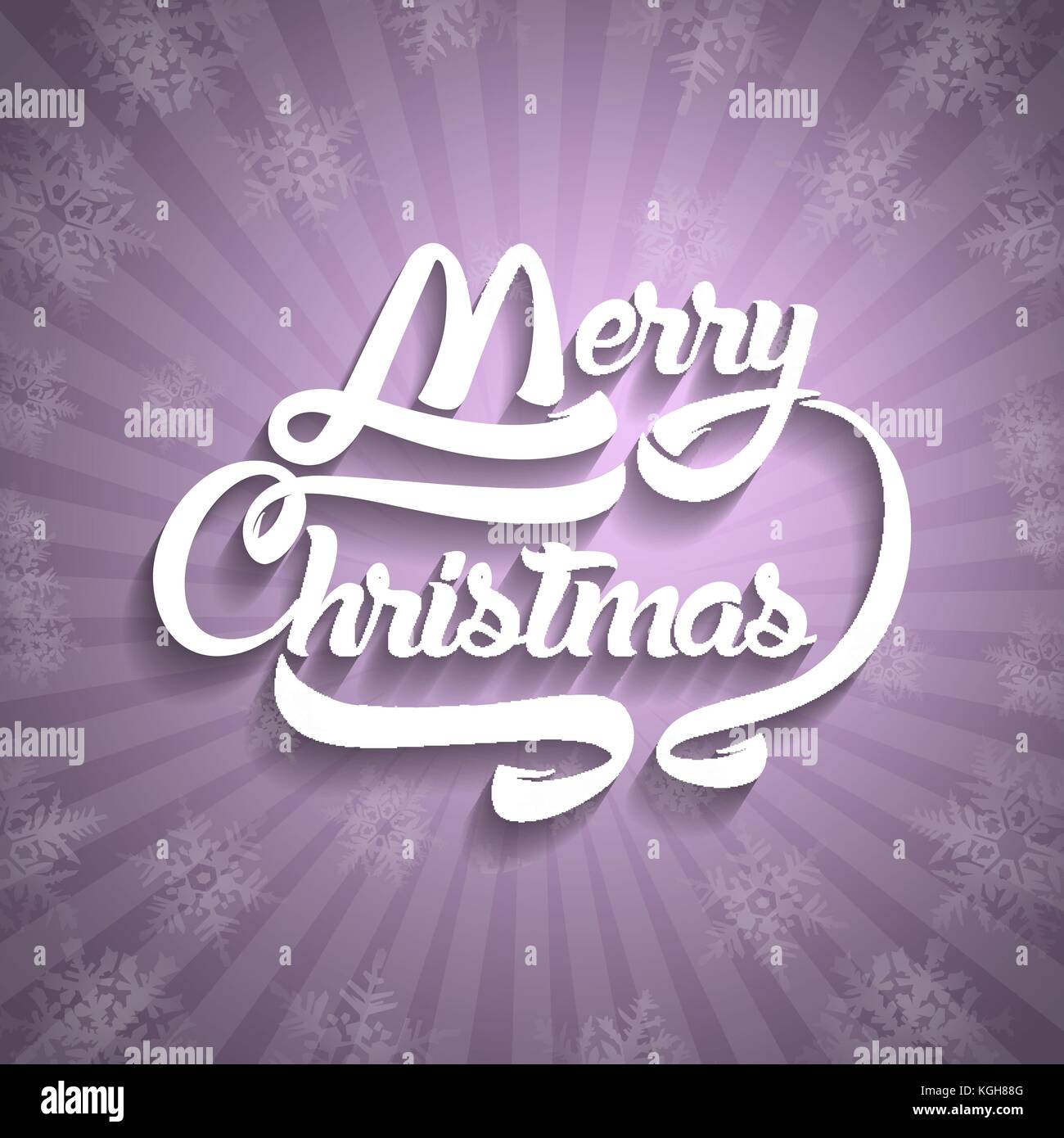 Christmas greeting card text. Merry Christmas lettering, vector ...