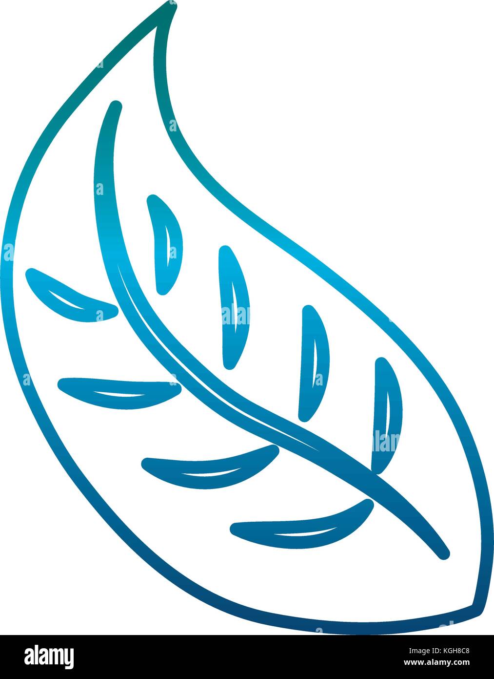 leaf icon image Stock Vector Image & Art - Alamy