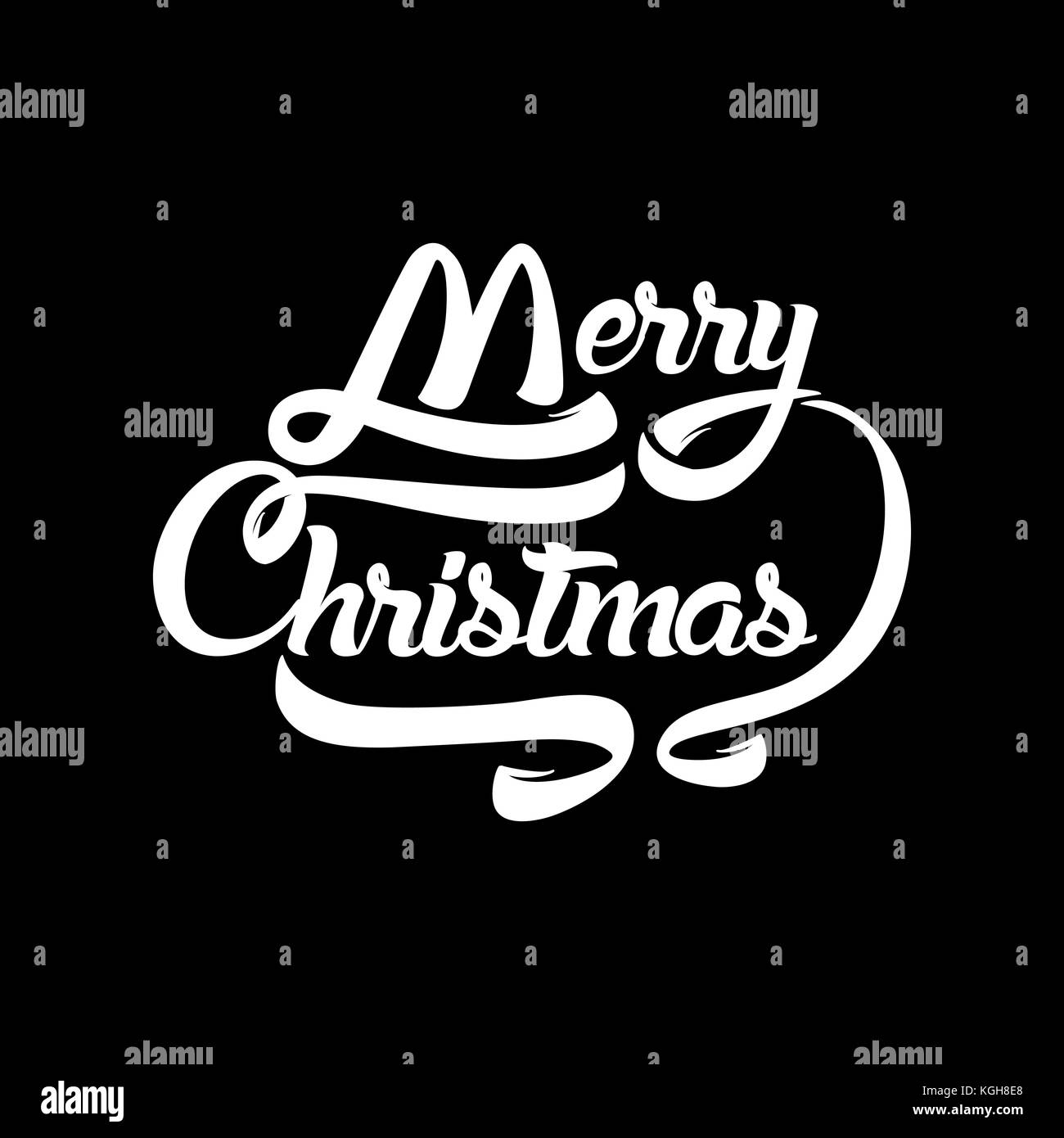 Christmas template invitation letter Black and White Stock Photos ...