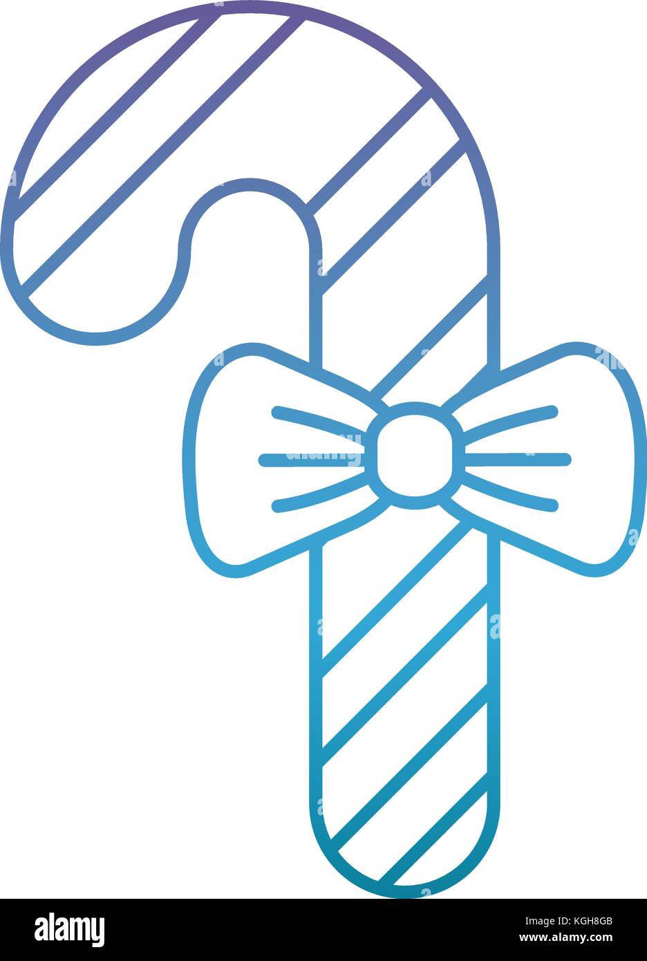 christmas cane icon Stock Vector Image & Art - Alamy