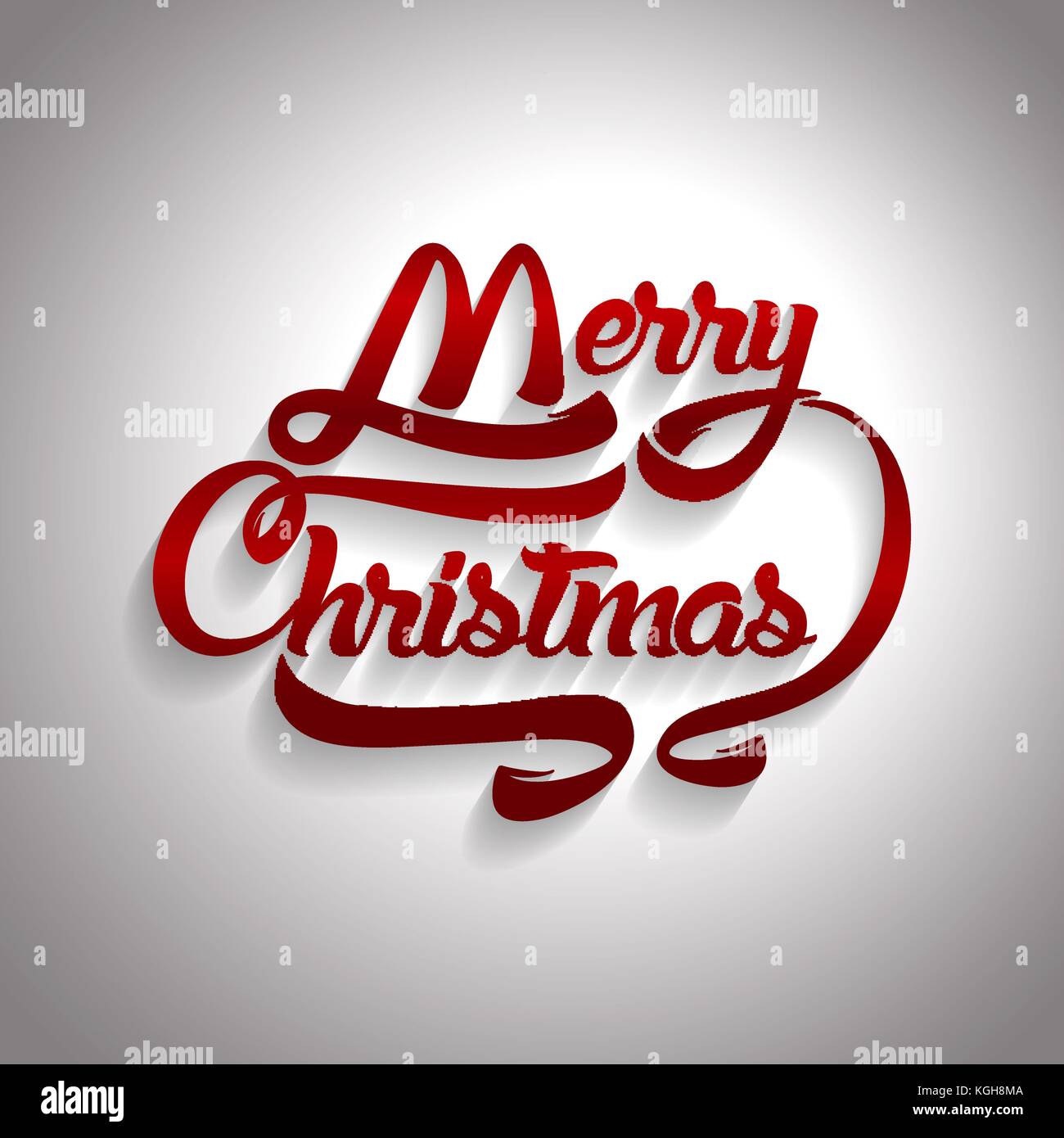 Christmas greeting card text. Merry Christmas lettering, vector ...