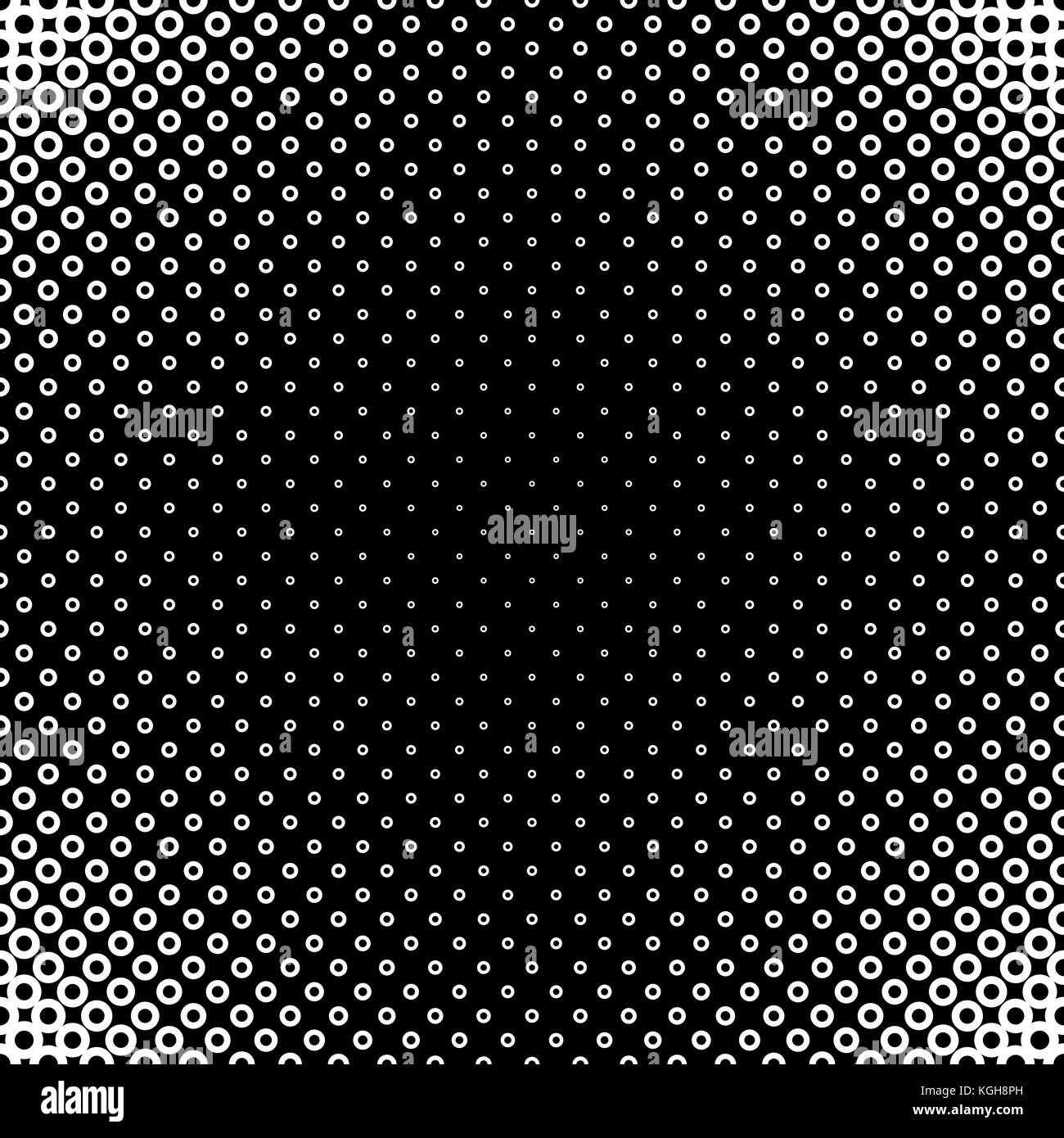 Geometric halftone circle pattern background - vector graphic from ...