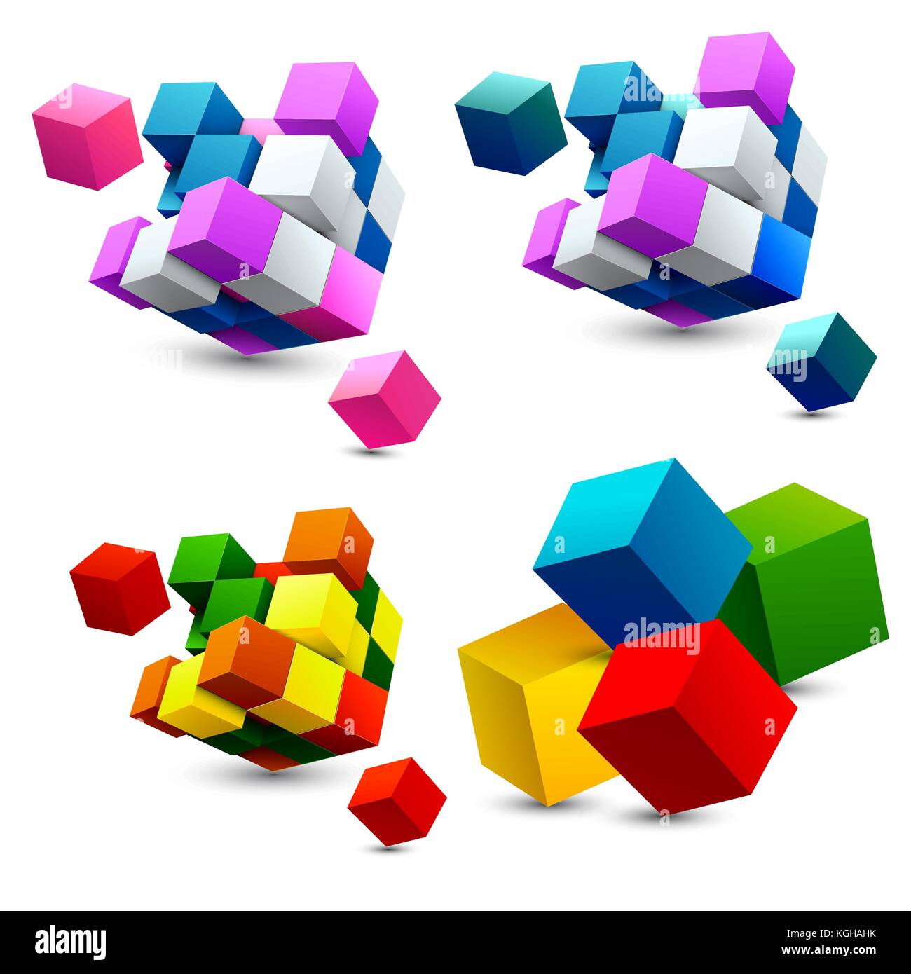 Grey square model Stock Vector Images - Alamy