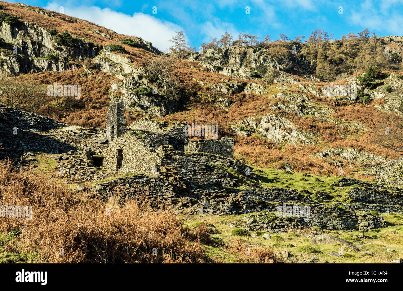 Old quarry lake district hi-res stock photography and images - Alamy