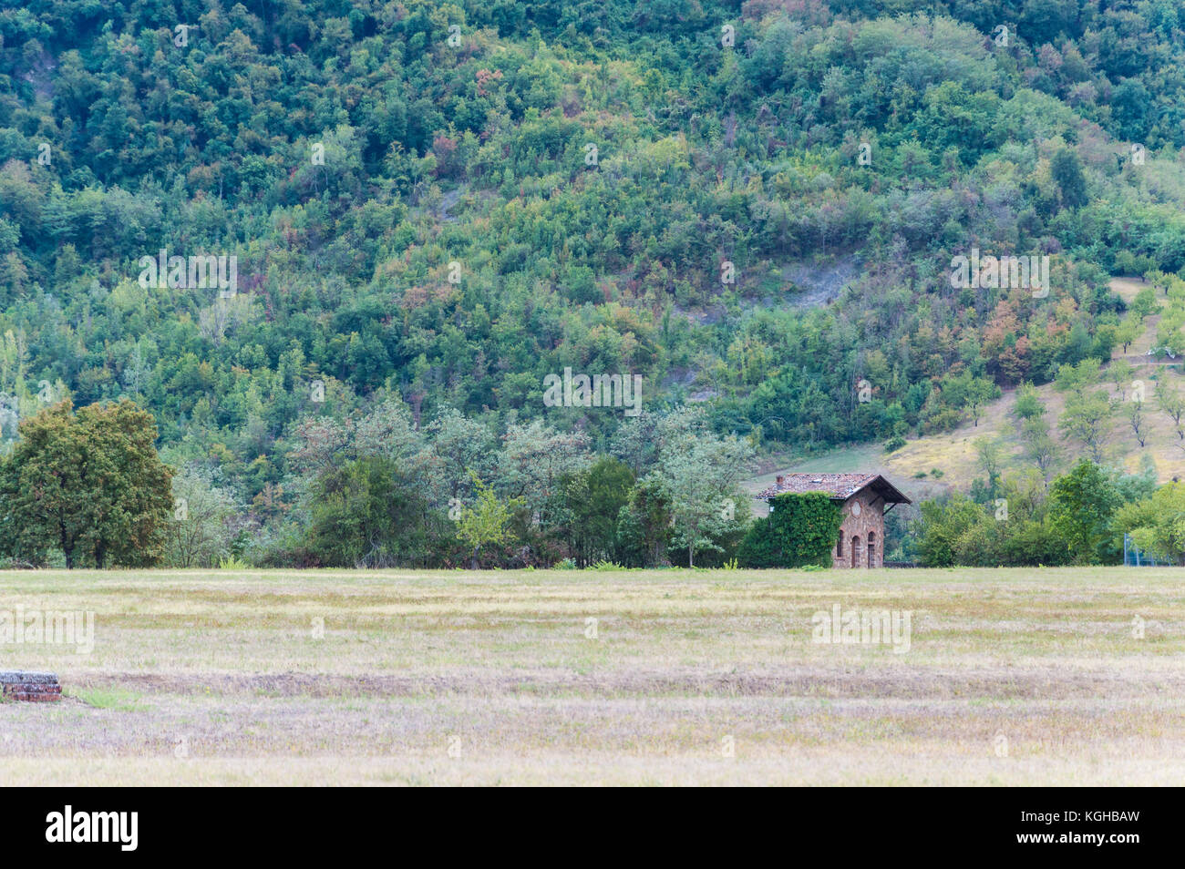 Italian Alps, small cottage in the mountains Stock Photo - Alamy