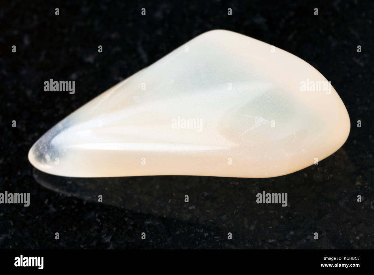 macro shooting of natural mineral rock specimen - tumbled yellow ...