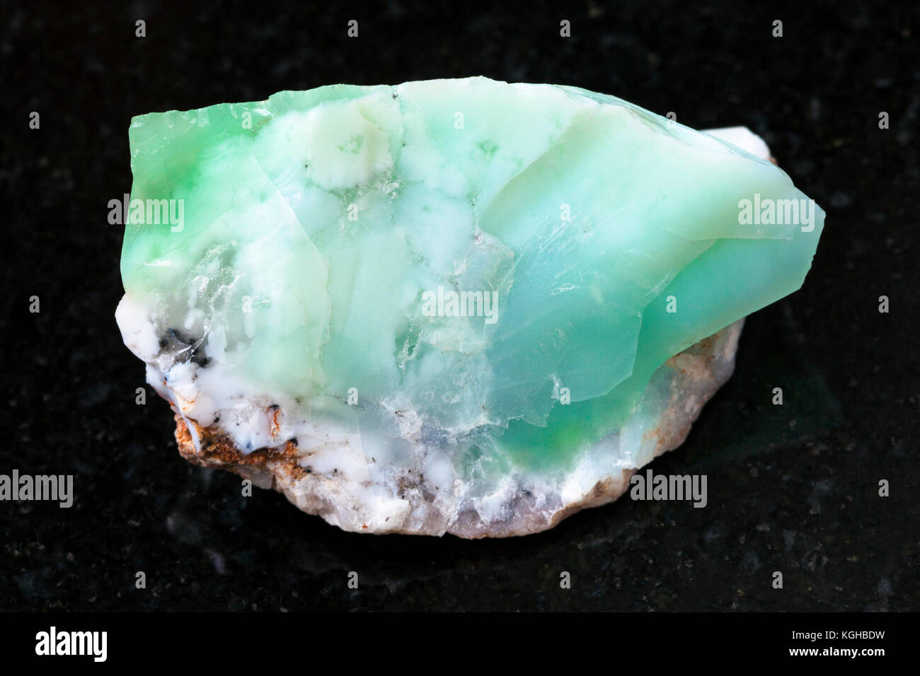 macro shooting of natural mineral rock specimen - raw crystal of ...
