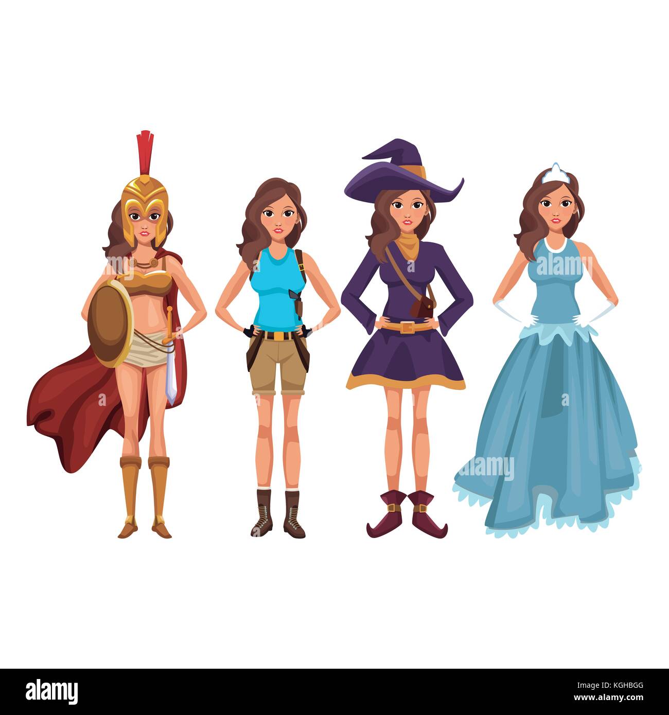 Cosplay model Stock Vector Images - Alamy